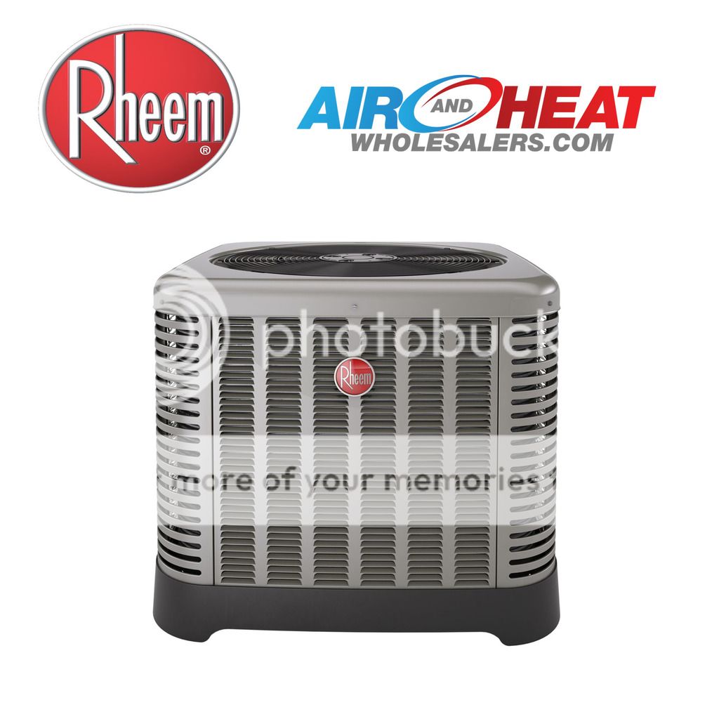 Rheem 4 Ton Condensing Unit - 16 SEER AC - Charged R410A - Condenser ...