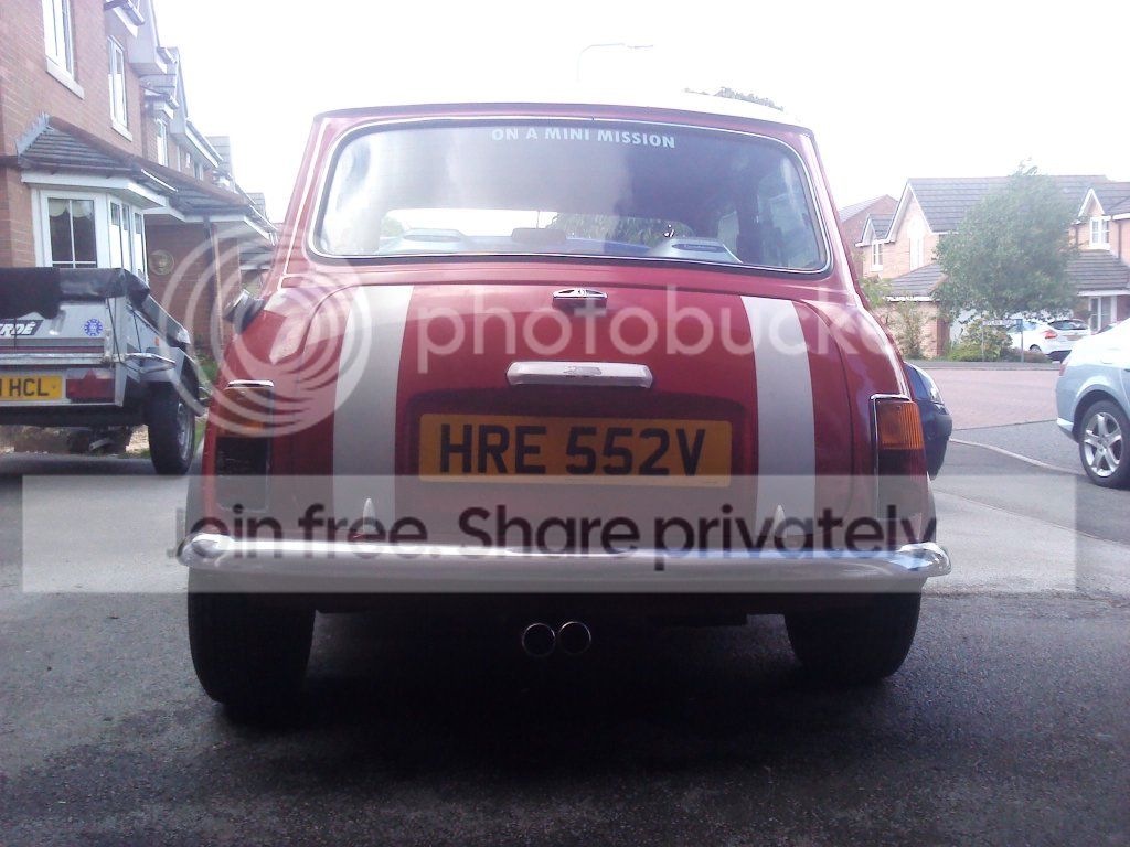 The Minis Rear End Pics (Exhausts) - Show 'n' Shine - The Mini Forum