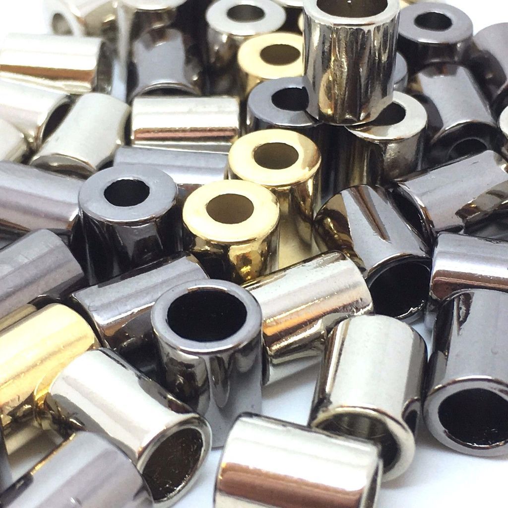 Metal cord end Toggles Clothing Draw String Pull Cord Hoodie Ends Tube ...