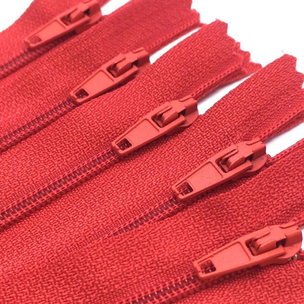 5 x Nylon Autolock Zips, #3 Closed End Zipper for sewing & crafts - 27 ...