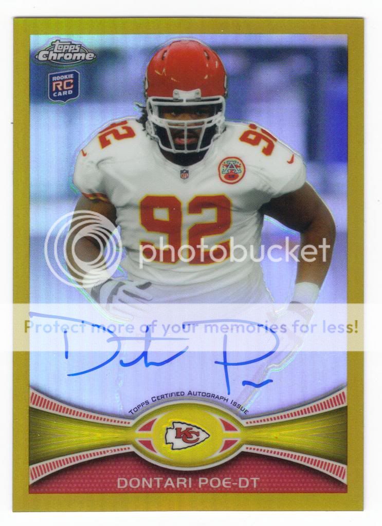 Dontari Poe Chrome Autos! - Blowout Cards Forums