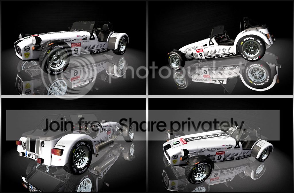 Caterham 360R Replacement Skin Pack - Cars , Helmets, Suits, Gloves ...