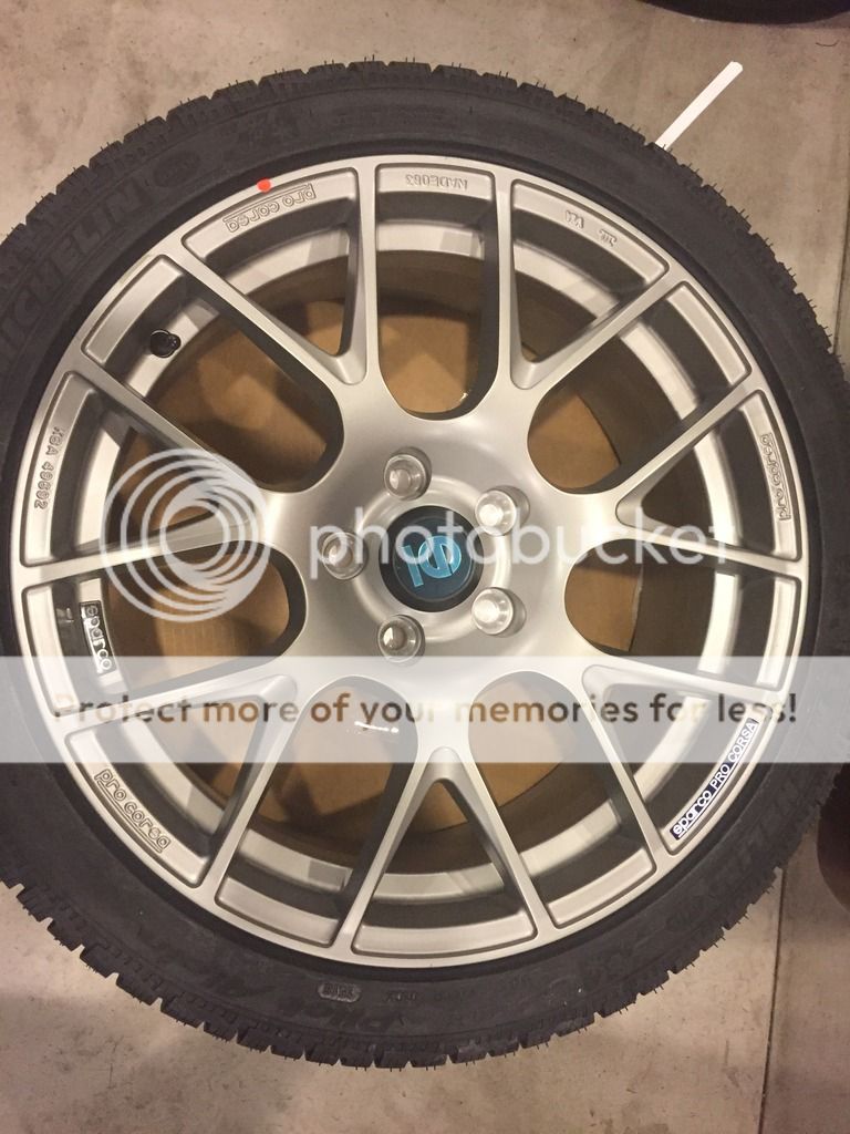 18" Sparco Pro Corsa winter wheel set | VW Vortex - Volkswagen Forum